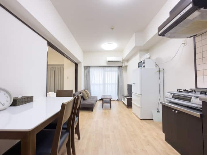【5ppl/3f】7 Min To Nihonbashi Sta/48 Min To Kix/1dk - Osaka