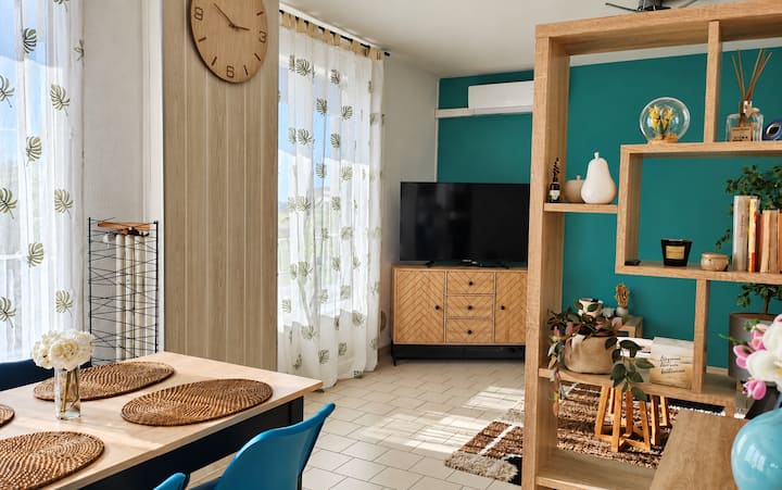 The Newton Air-conditioned One-bedroom Apartment Near Polygone - Béziers