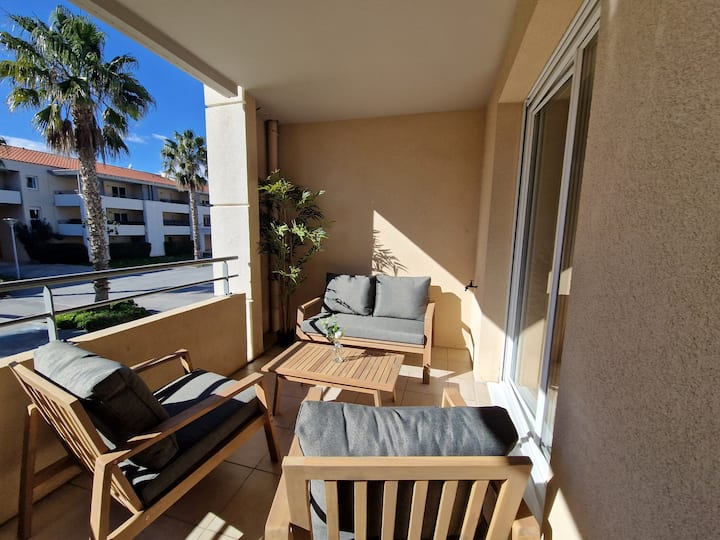 Apt 2/4pers - Clim - Wifi - Piscine - Tout Confort - Roquebrune-sur-Argens