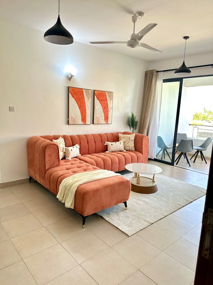 Elegant 1br, Pool, Wifi, Walk To Beach In Shanzu - Mombasa