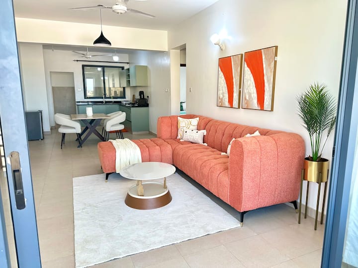 Elegant 1br, Pool, Wifi, Walk To Beach In Shanzu - Mombasa