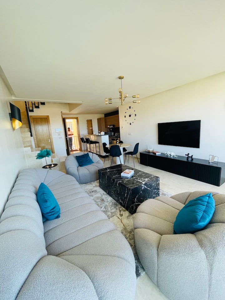 Luxueux Duplex De115 M² Vue Mer à 400m De La Plage - Taghazout