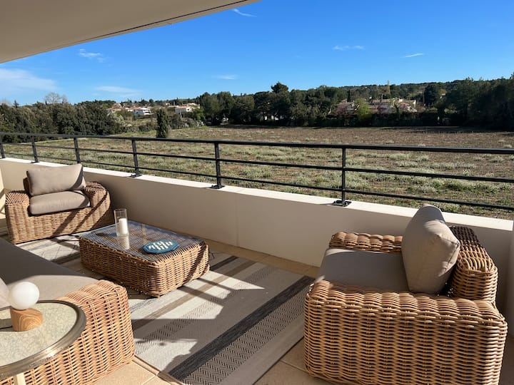 Splendide T3 80m² Avec Terrasse De 70m² + Piscine - Aix-en-Provence