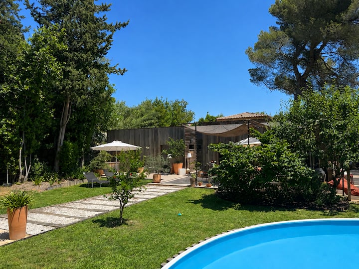 Maison Familiale En Bois - Piscine - Avignon - Avignon