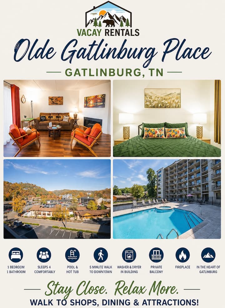 5 Min Walk To Anakeesta Gatlinburg/sleeps4/#609 - Gatlinburg, TN