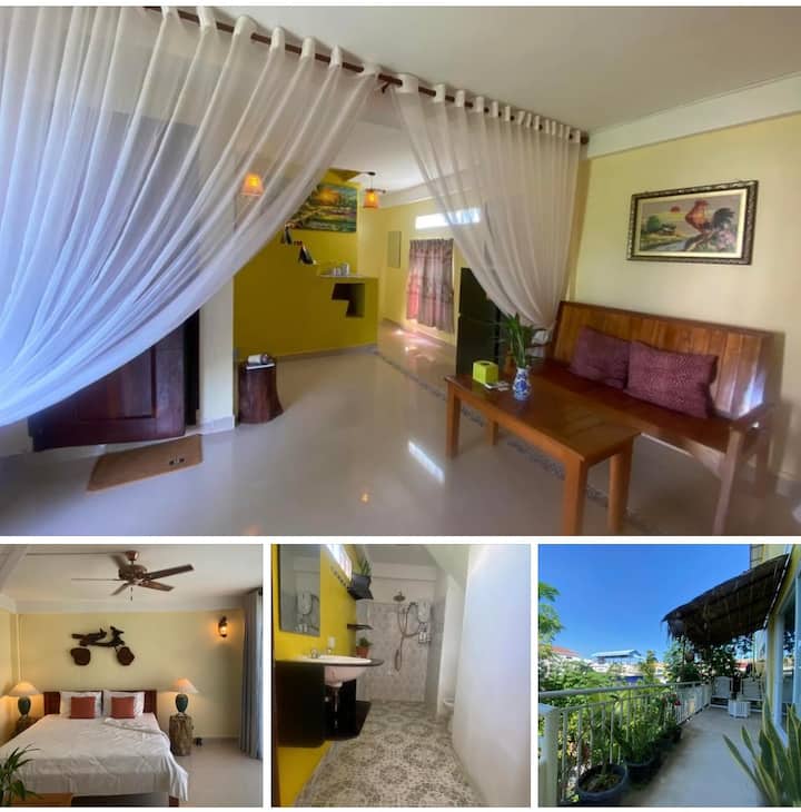 Homestay Superior Room With Balcony (Ac) - Cambodia