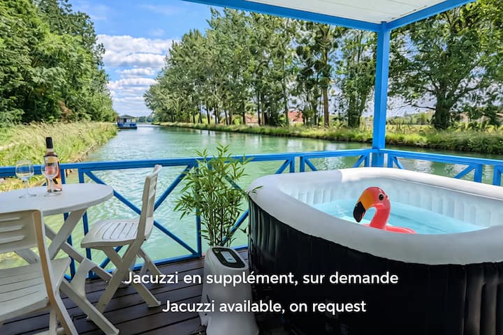 Cottage Flottant Premium Jacuzzi Privé - Côte-d'Or