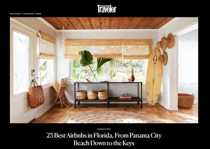Hibiscus House + A Very Chic Surf Shack - Melbourne, FL