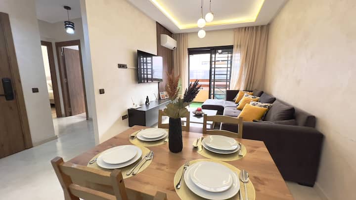 Appartement à L’hivernage/gueliz 2chambres Salon - Marrakesh