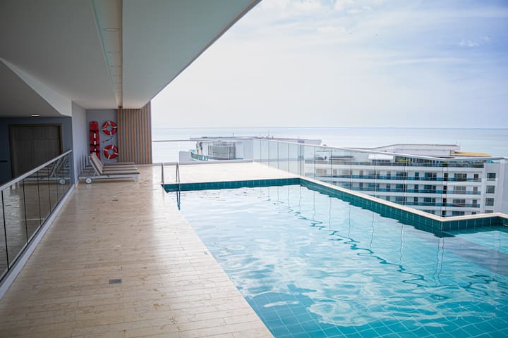 Elegante Apartamento  -Muy Cerca A Playa Azul - Cartagena