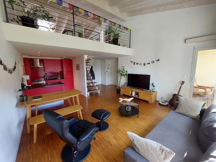 Jolie Chambre Dans Un Bel Appartement Spacieux - Sion