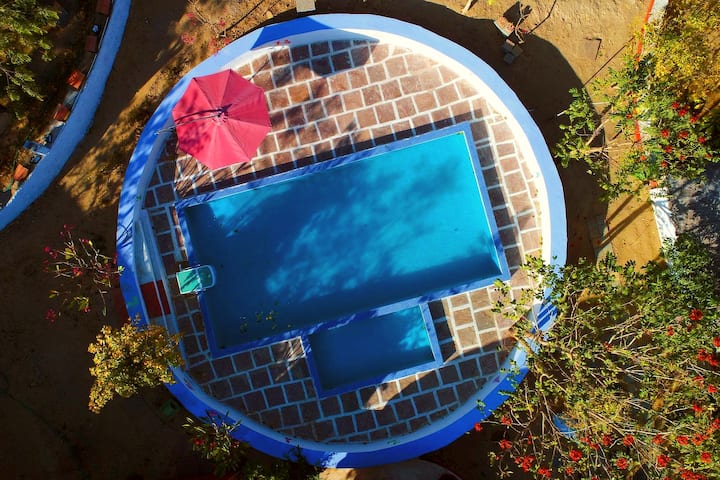 2-room Ac Luxestay | Pool | Resto | Pets Ok-forest - グジャラート