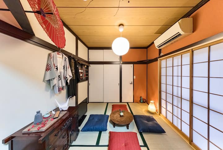 スカイツリー10分|浅草15分|駅徒歩６分 | Max8名 | 一軒家貸切|レストラン多数|日本体験 - Asakusa