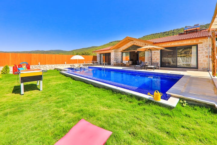 Doğa Huzur Muhafazakar Modern Villa Labor - Kalkan