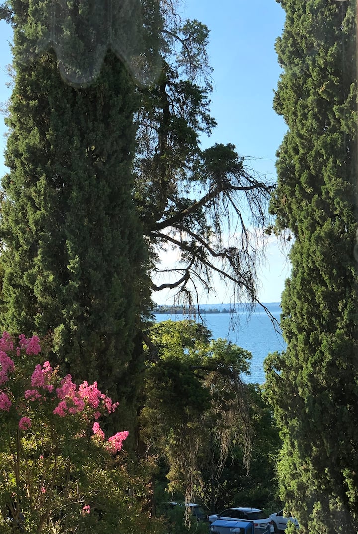 Charmantes Apartment - Seeblick! Pool - Gardone Riviera