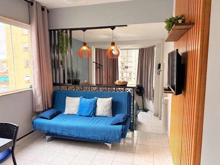 Vista Lateral Mar | Domingo Check-out 16:00hs - Santos, Brasil