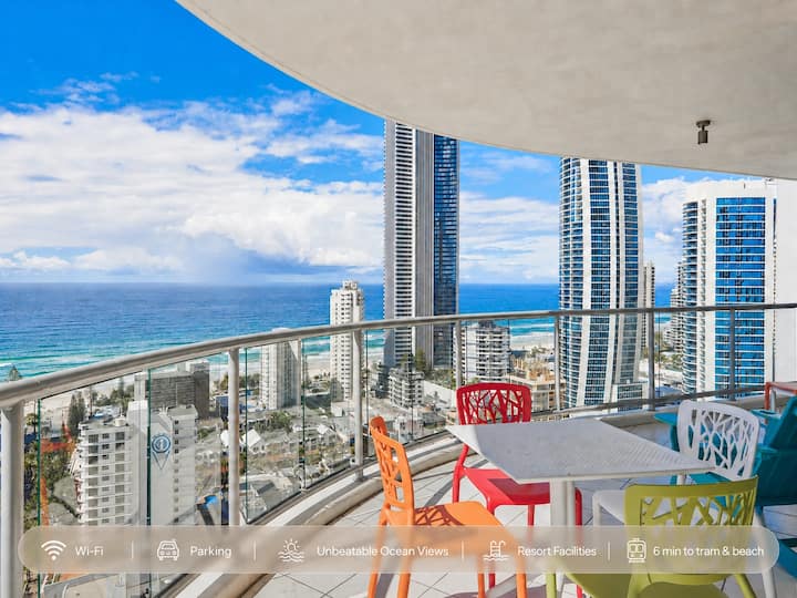 Ocean View 3br Walk To Cavill Ave & The Beach - Surfers Paradise