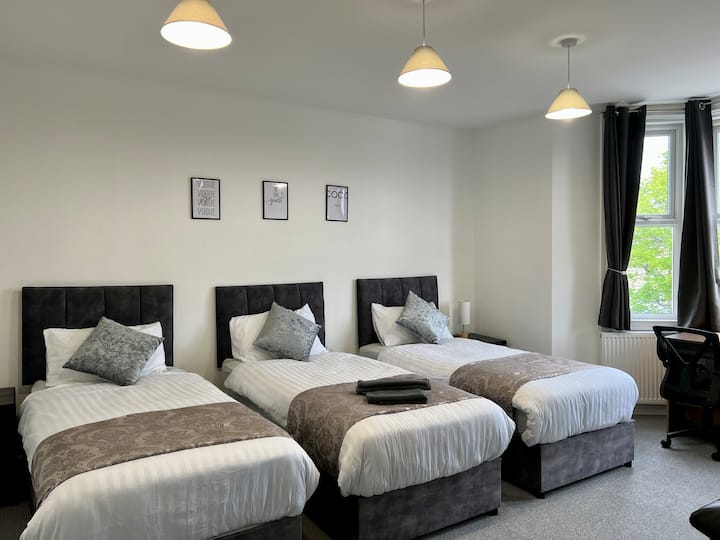 5 Bed Luxury Apt|2 En-suites|wifi|5 Min To City - Newcastle upon Tyne