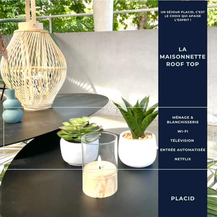 Maisonnette Studio - Roof Top - Wifi - Netflix - Gap