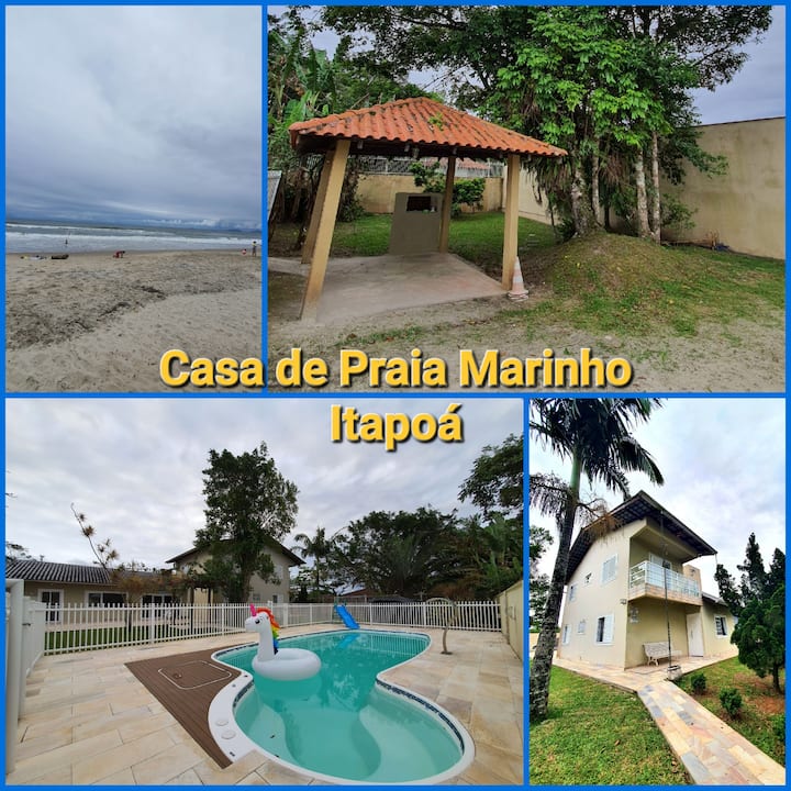 Casa De Praia Marinho Itapoá / Piscina Ar Condic - Itapoá