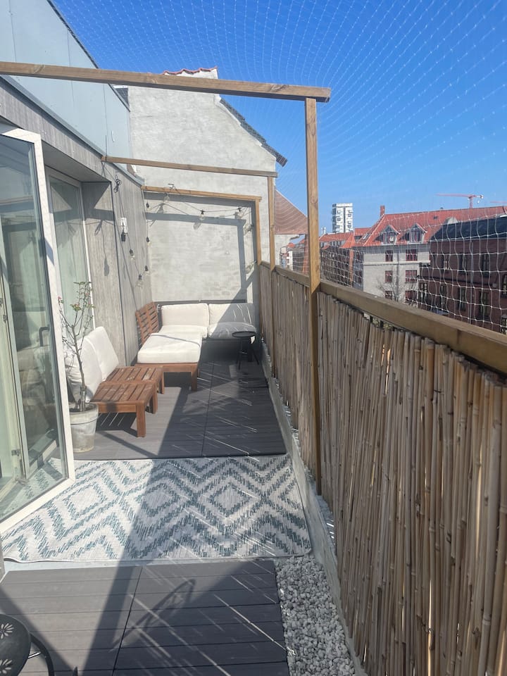 Penthouse With Large Balcony - コペンハーゲン