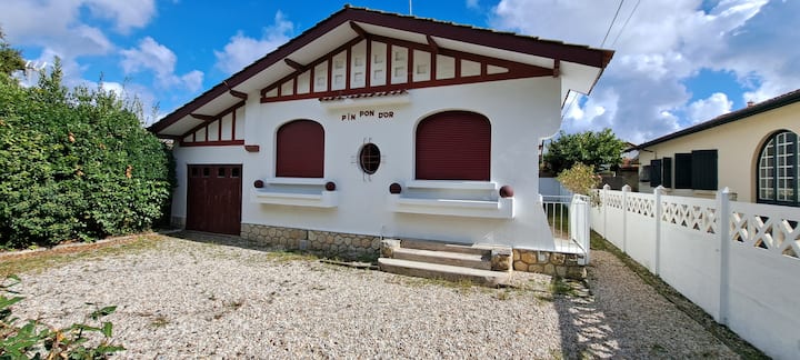 Pin Pon D'or, Maison Typique, 50m Plage Du Betey - Andernos-les-Bains