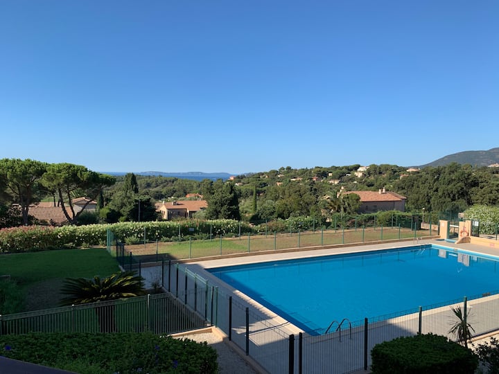 Appartement Vue Mer Avec Piscine - La Croix-Valmer