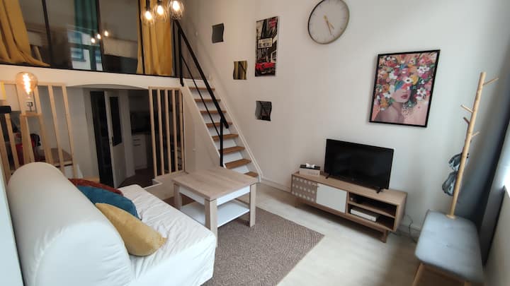Loft Unique & Havre De Paix Hyper-centre/gare/24h - Le Mans