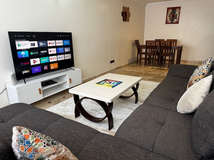 Apartamento En El Centro 2 Habitaciones Garage - Rabat