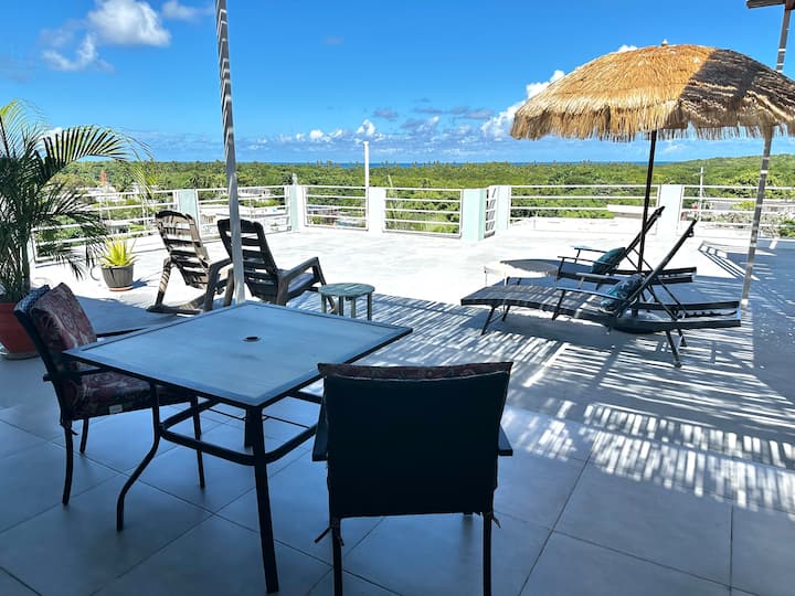 Awesome Views Air Conditioned Loft Apt + Big Deck - Fajardo