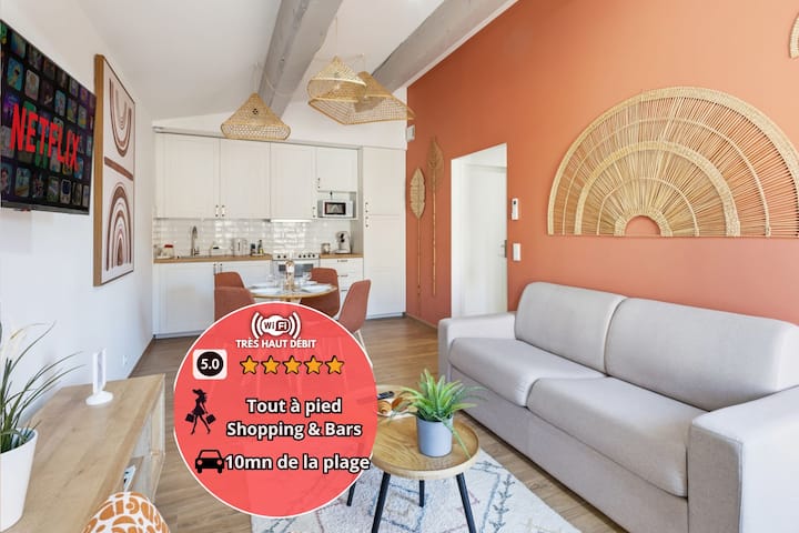 "Azur"neuf- Climatisé - Centre Ville - Cogolin