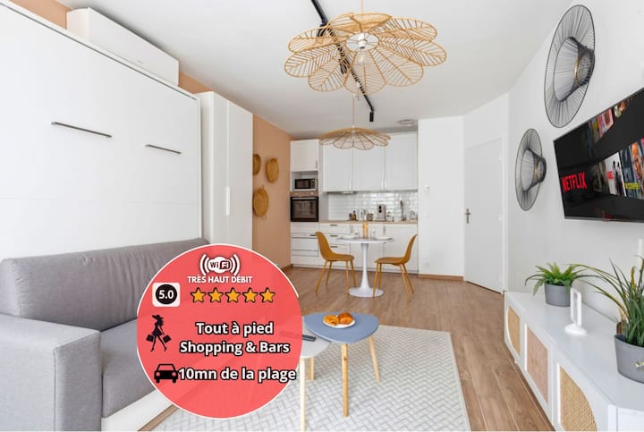 "Floral"neuf- Climatisé - Centre Ville - Cogolin