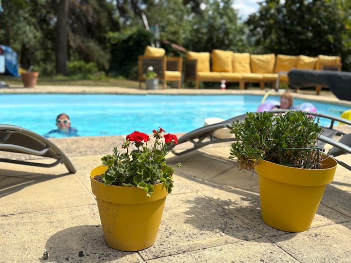 Retraite Gascon - Piscine, Paysage Et Ciel éToilé - Gers