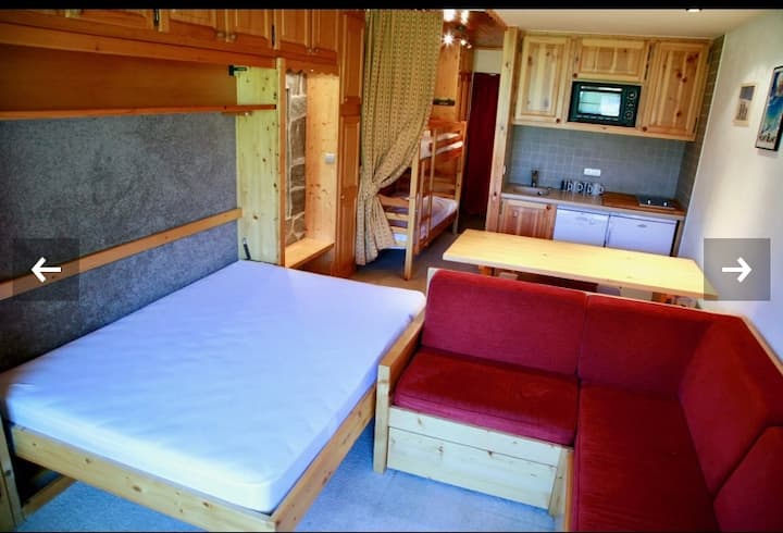 Les Pistes 4 Pers 2100m, Skis Aux Pieds, Top Vue - Tignes