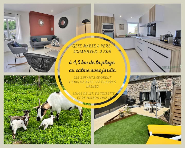 Gîte Familial Proche Plage & Gr34- Jardin - Bbq - Plurien