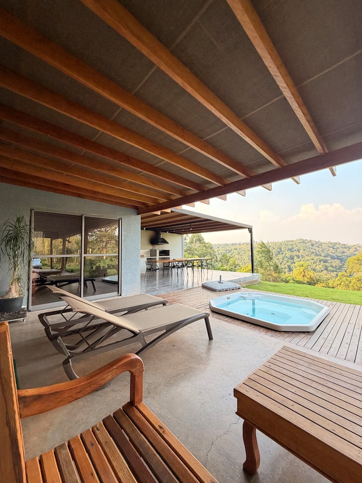 Casa De Vidro | Ofurô Aquecido - Jundiaí