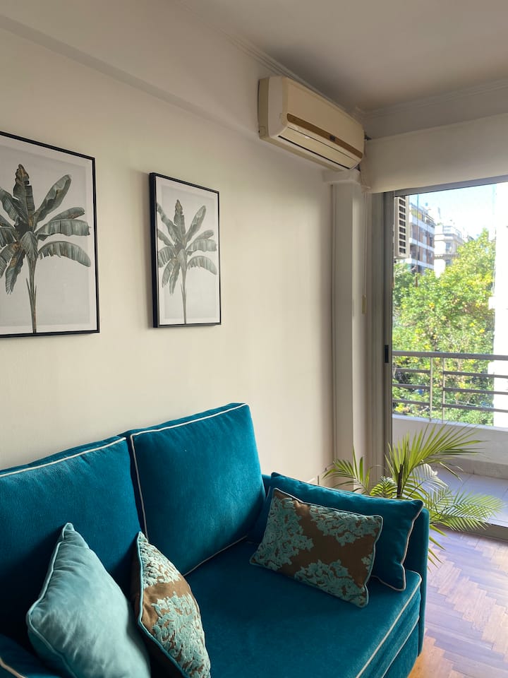 Encantador 2bdr, Balcón, Laundry, Seg24 En Palermo - Argentína