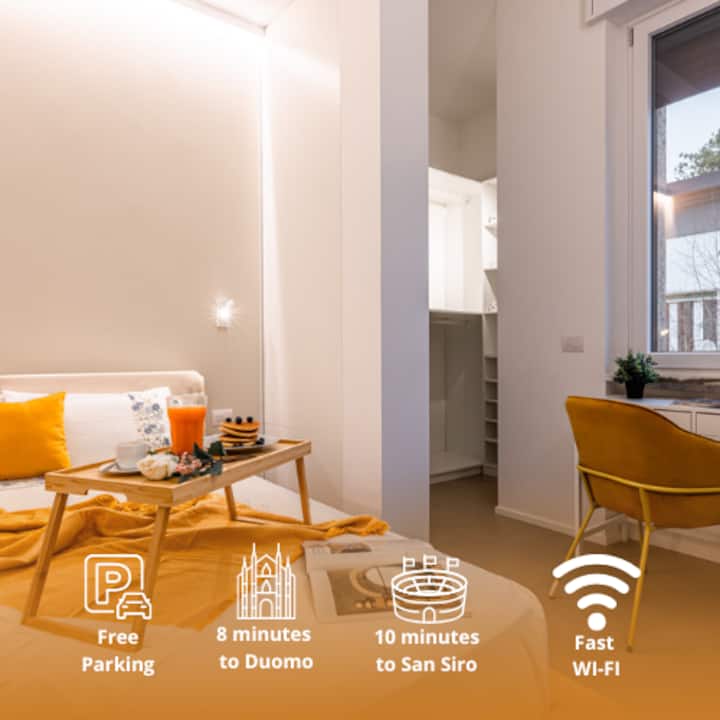 Exclusive Stay 8 Min To Duomo- 2 Min To City Life - Milan
