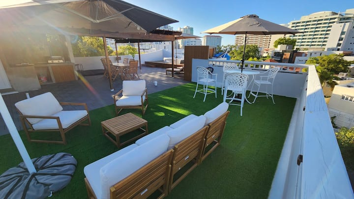 Penthouse W/ Rooftop Near Beach Full Generator - San Juan