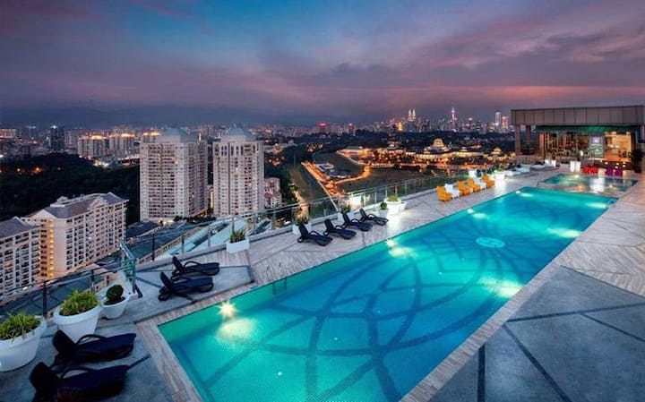 Dorsett Hartamas| Rooftop Pool|kl City|bathtub#77 - Petaling Jaya