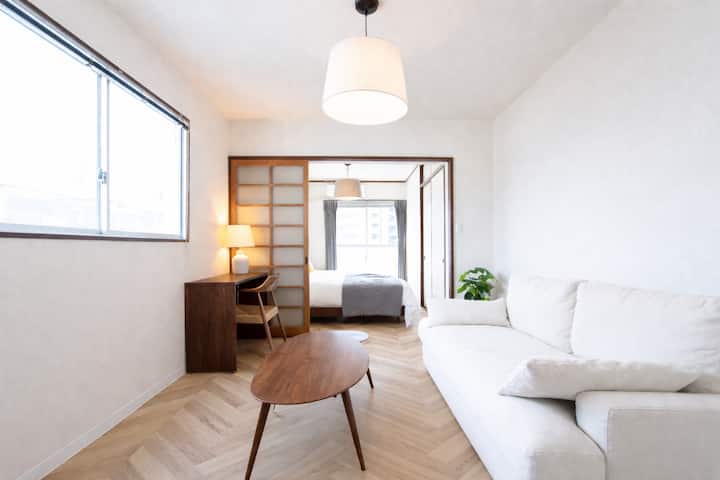 Castle 15 Min/38㎡/2bed/1sofa/max4ppl/wifi/1pkg - Kumamoto