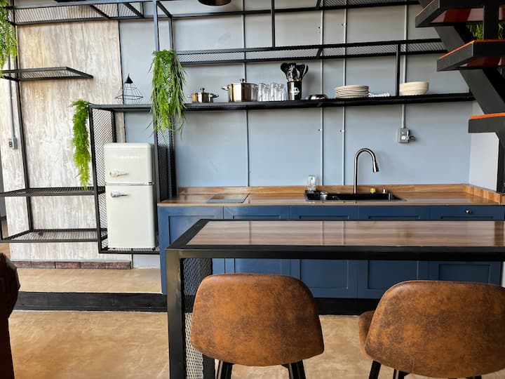 Hermoso Loft Con Decoración Industrial - Tequisquiapan