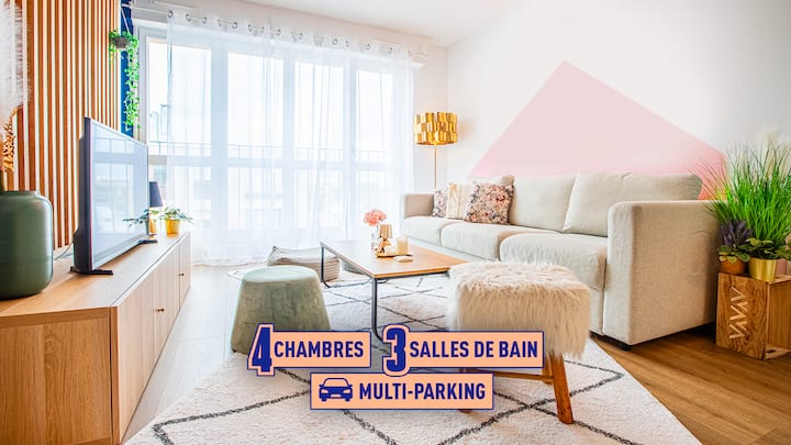 Parking - 4 Chambres - 3 Sdb - Cinéma - Troyes