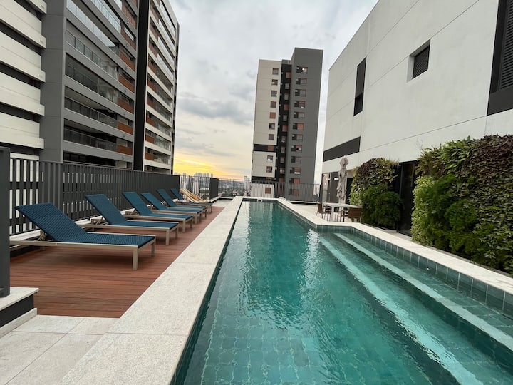 Lindo Studio Com Piscina - São Paulo