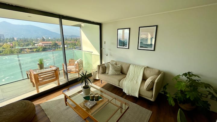 Beautiful Apt. With Incredible Views Of The Andes - Las Condes