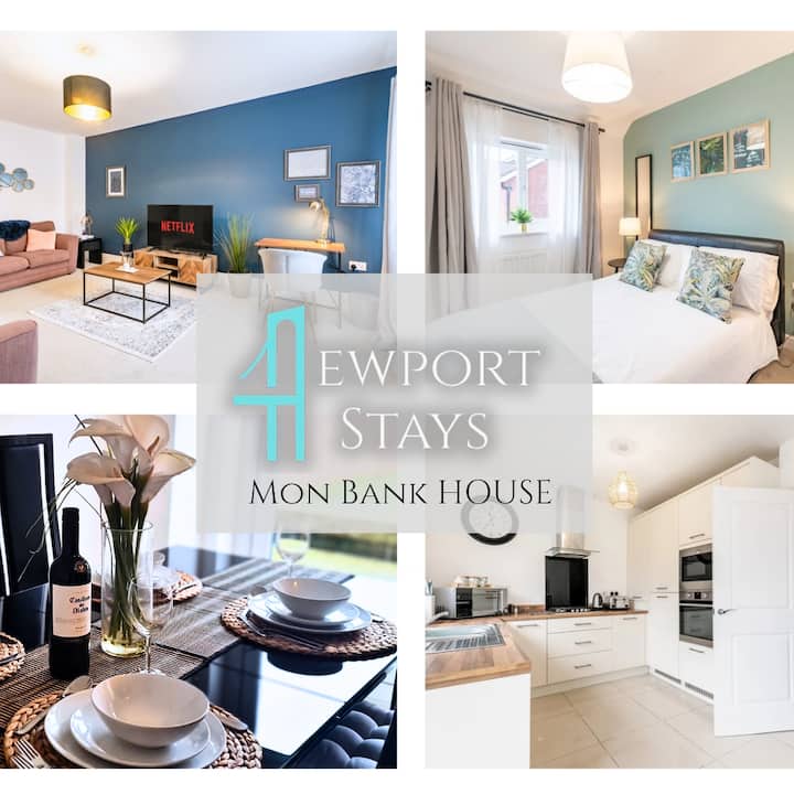 Mon Bank House*parking*contractors*sleeps 6 - Newport