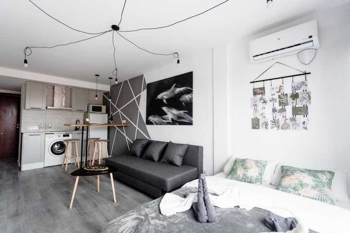 Modern Studio See And City View - Altea