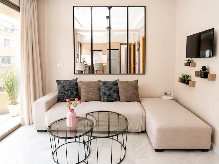 Central Sunny Apartment | Beautiful Terrace - Casablanca