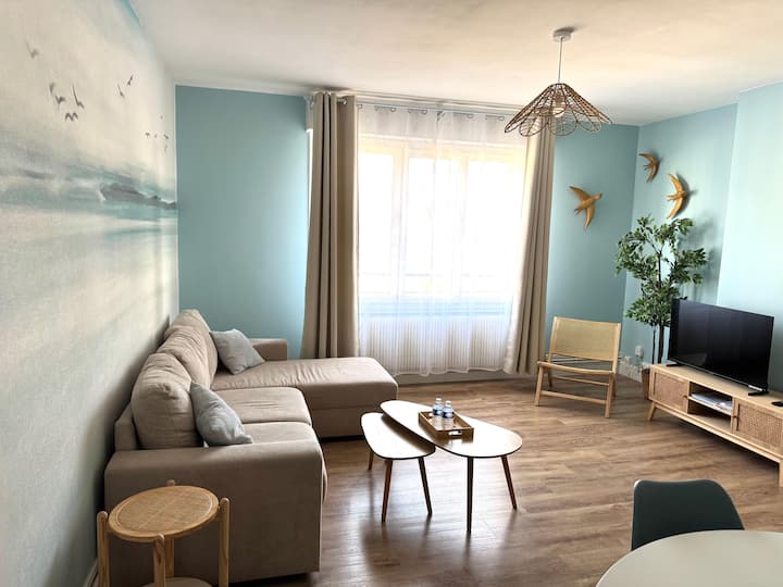 Appt à 100m Plage Lumineux 4 Pers – Netflix & Wifi - Le Portel