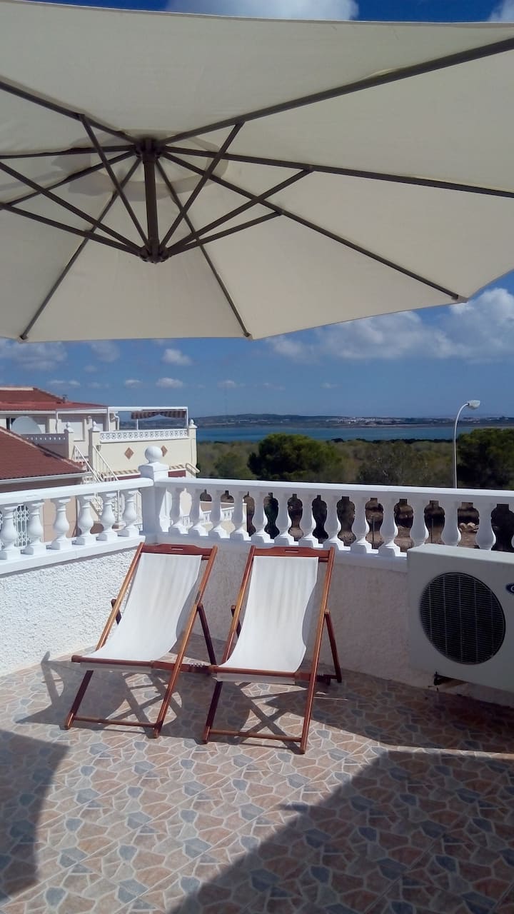 Casa En P. Natural 3 Dorm. Torrevieja,barbacoa - Villamartin